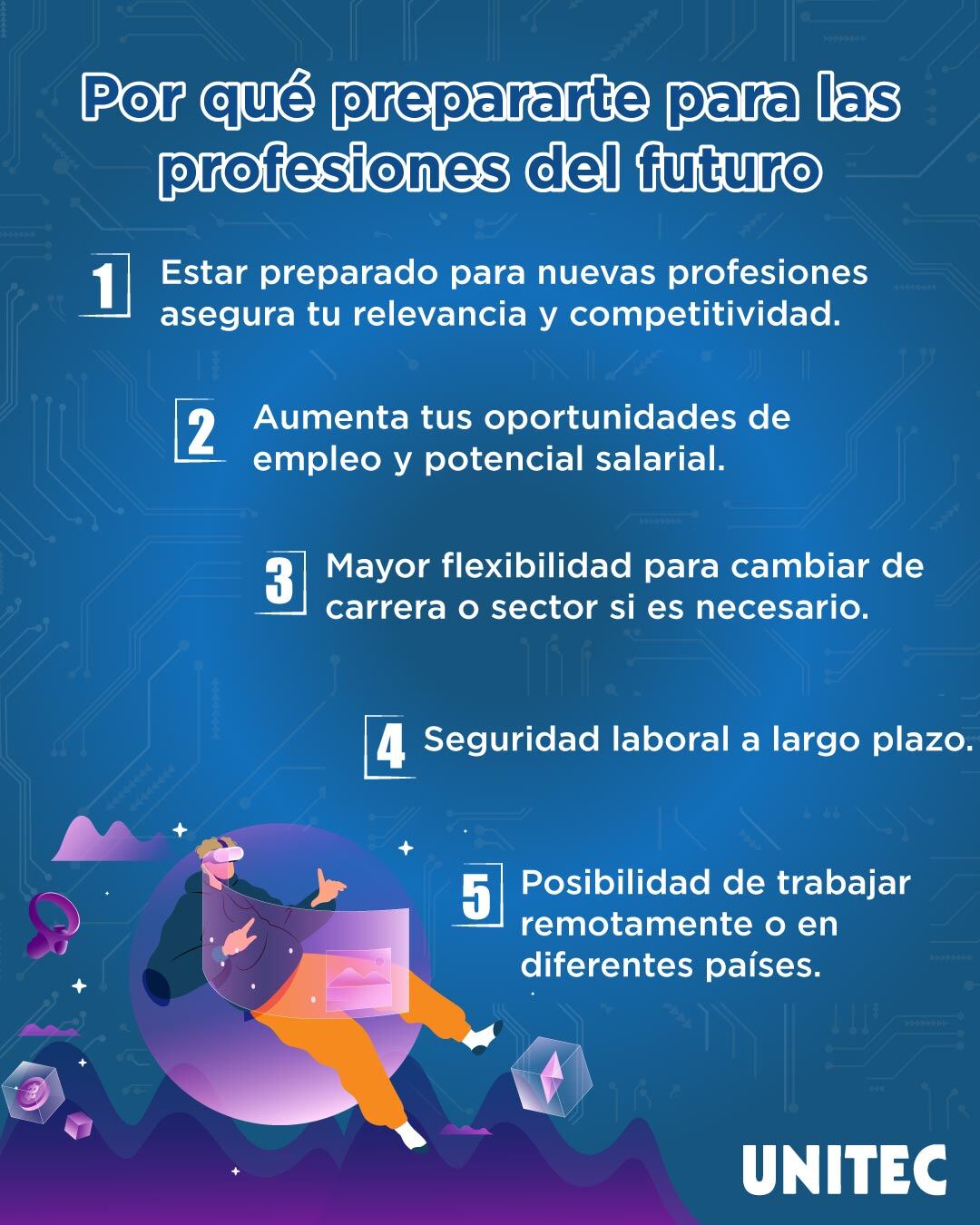 Profesiones del futuro: qué estudiar hoy para acercarte a ellas
